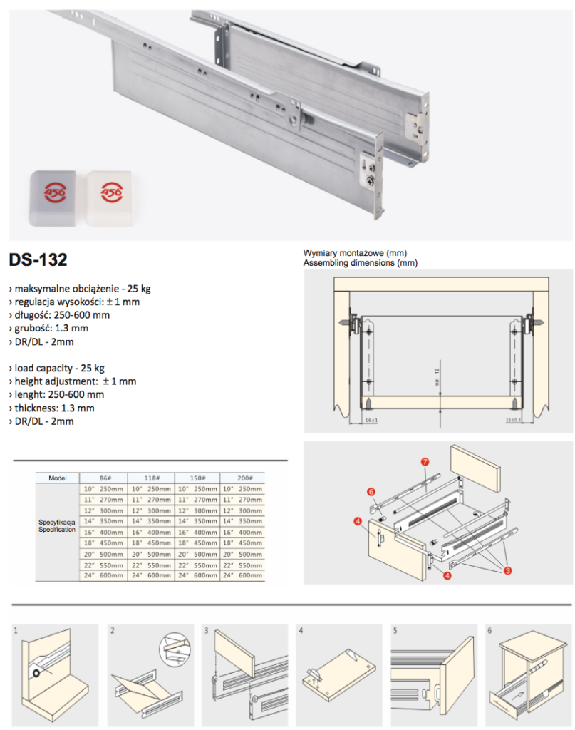 Metallbox Schubladensystem weiß Schublade Schubkasten Schubkästen MB54/150